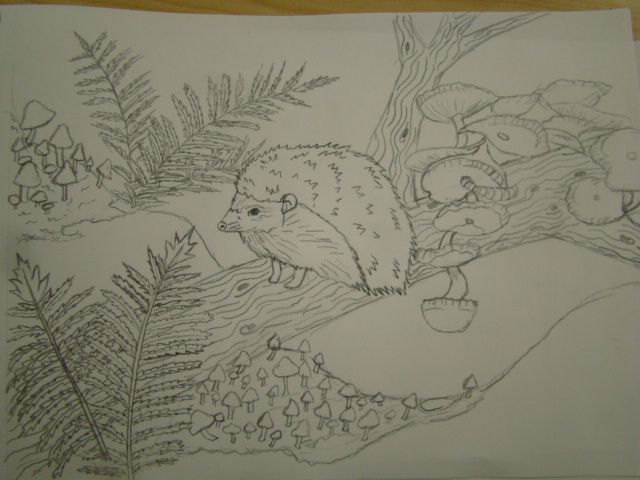 Art of Apex High School: Textural Animal Printmaking : Part 1