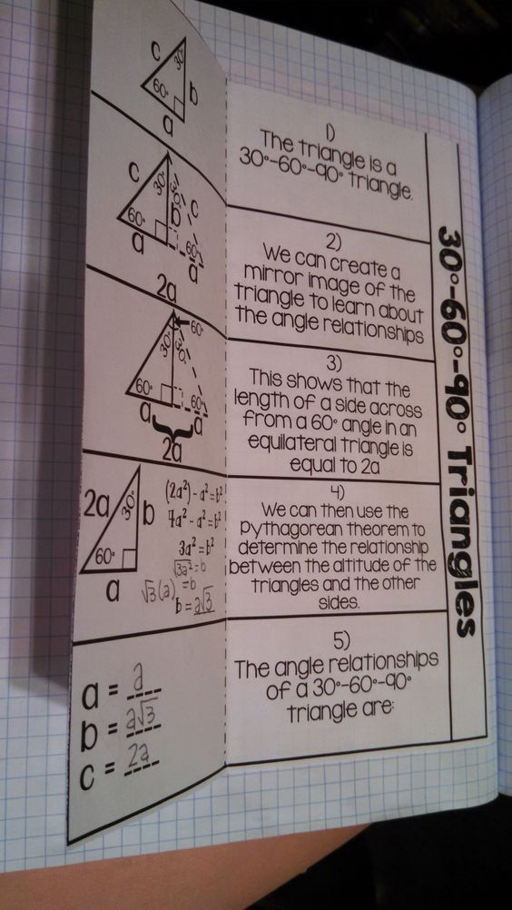 Trigonometry Book Project:: 4.1-Right Triangle Trig