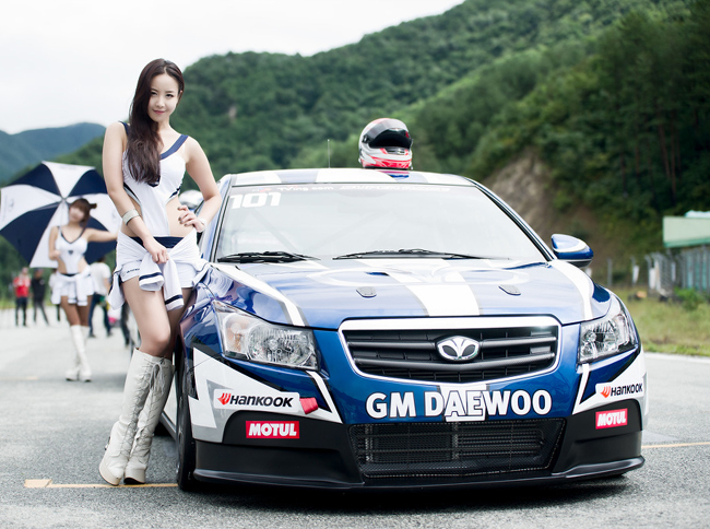 kanomatakeisuke: Korean Daewoo sexy girl - auto model