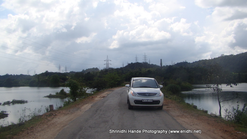 Chakra River Dam on the way to Sagara - eNidhi India Travel Blog