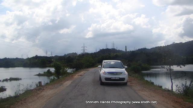 Chakra River Dam on the way to Sagara - eNidhi India Travel Blog