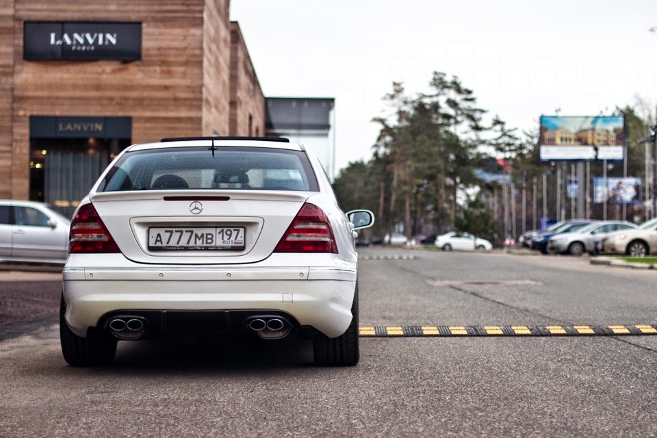 Mercedes-Benz W203 C55 AMG on BBS wheels | BENZTUNING