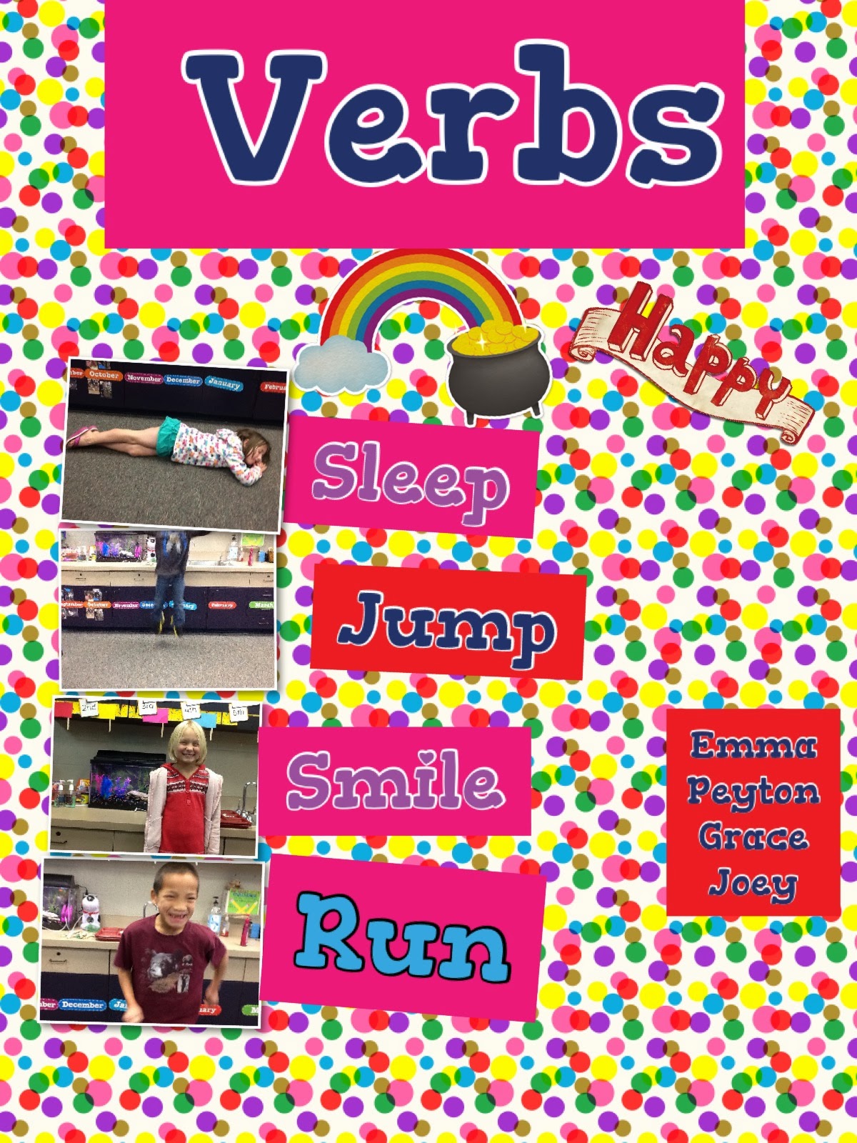 Digital Meanderings: Lights, camera, ACTION VERBS