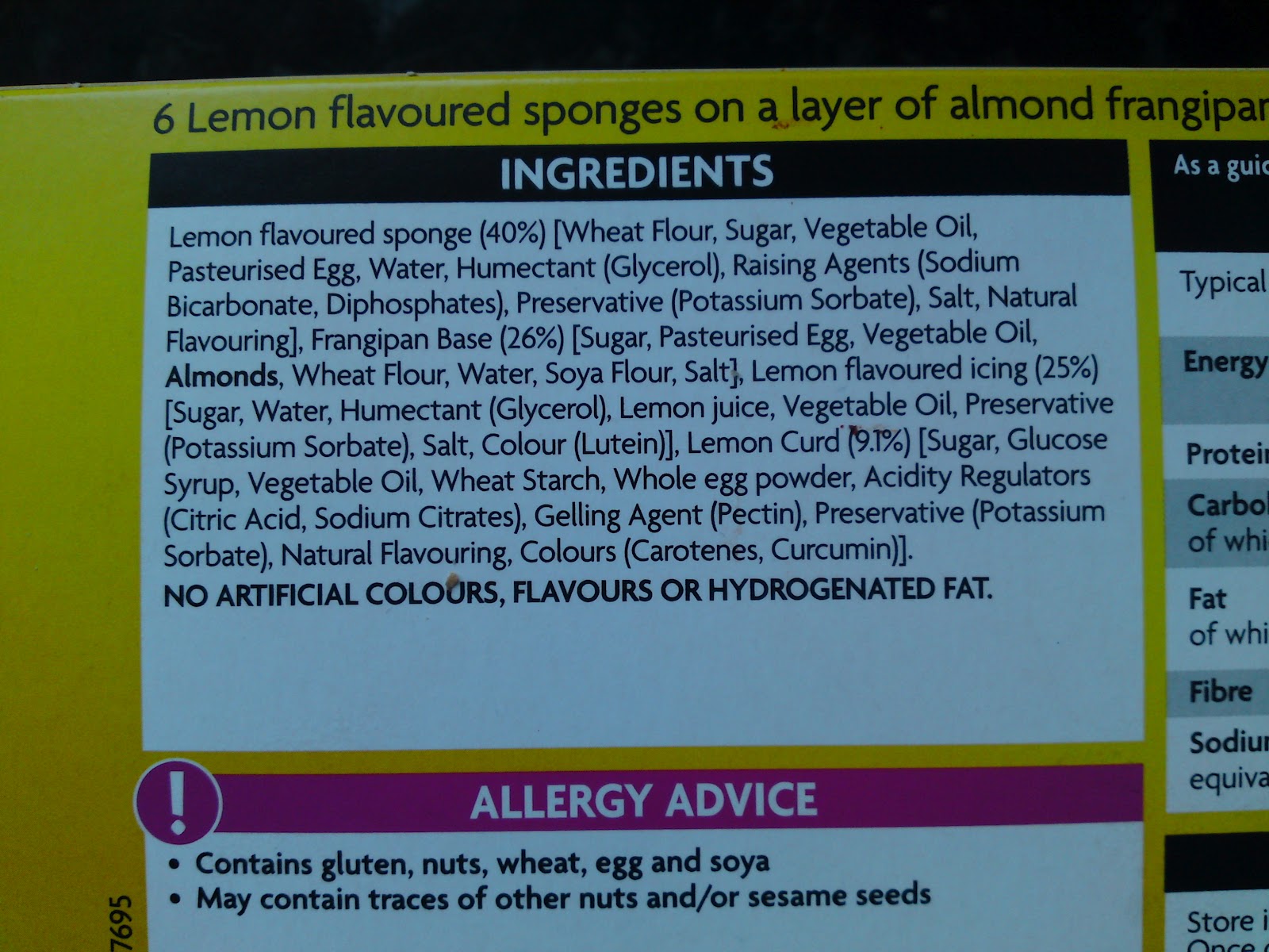 Lactose Free UK: Asda Iced Lemon Slices