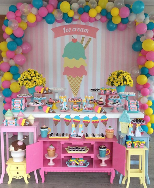 12 Ideas para una fiesta temática de helados