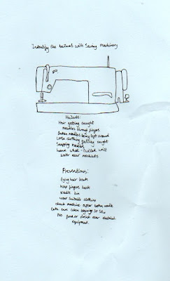 Health and Safety: Identifying Hazards with a sewing machine