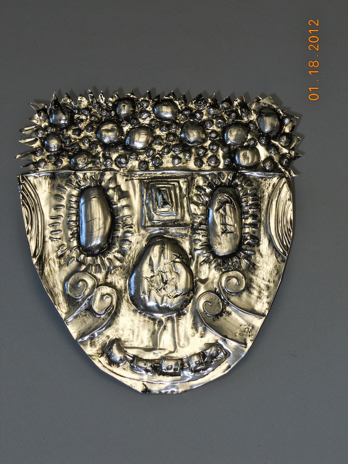 A.C. New ART DepARTment - Mr. Temple: Aluminum Masks: 6th Grade