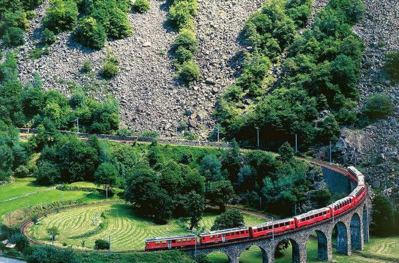 Brusio Spiral Viaduct, Switzerland