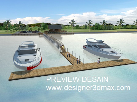 JASA DESAIN 3D INTERIOR GAMBAR EKSTERIOR: Jasa desain renovasi dermaga ...