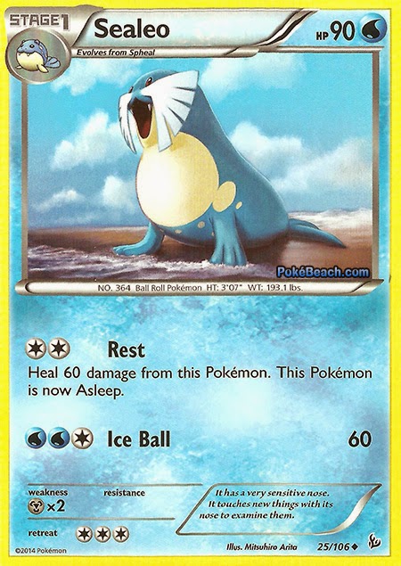 Sealeo -- Flashfire Pokemon Card Review | PrimetimePokemon's Blog