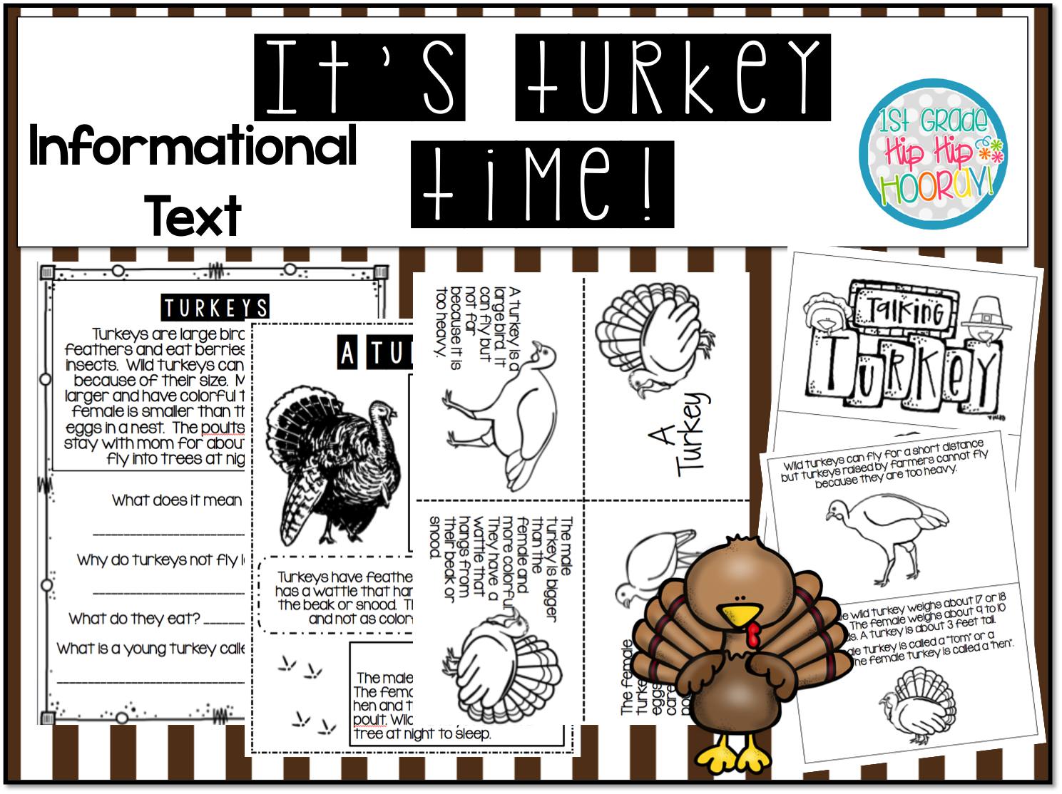 1st Grade Hip Hip Hooray!: It Is Turkey Time!