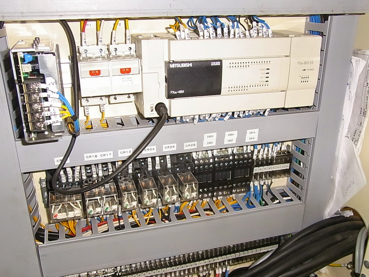mitra surya tehnik: Panel. PLC Mitsubishi