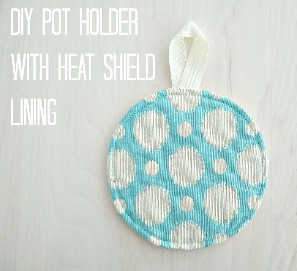 DIY Pot Holder with Heat Shield | Dans le Lakehouse