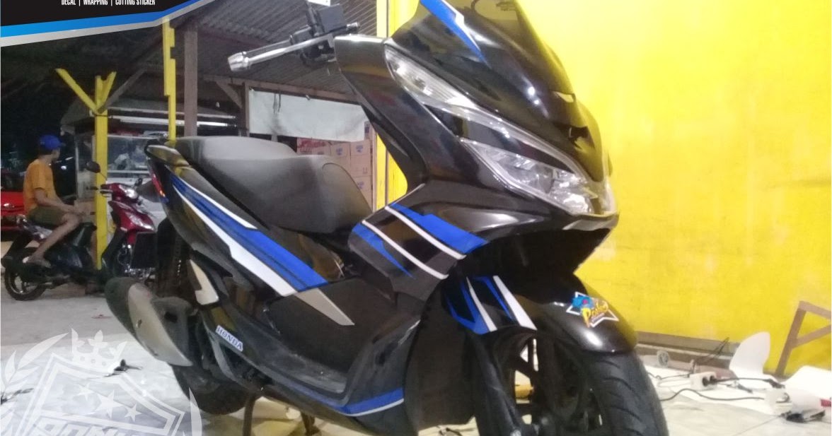 Modifikasi Sticker Decal Simple Honda Pcx 150 ( custom decal ) ~ Ponks ...