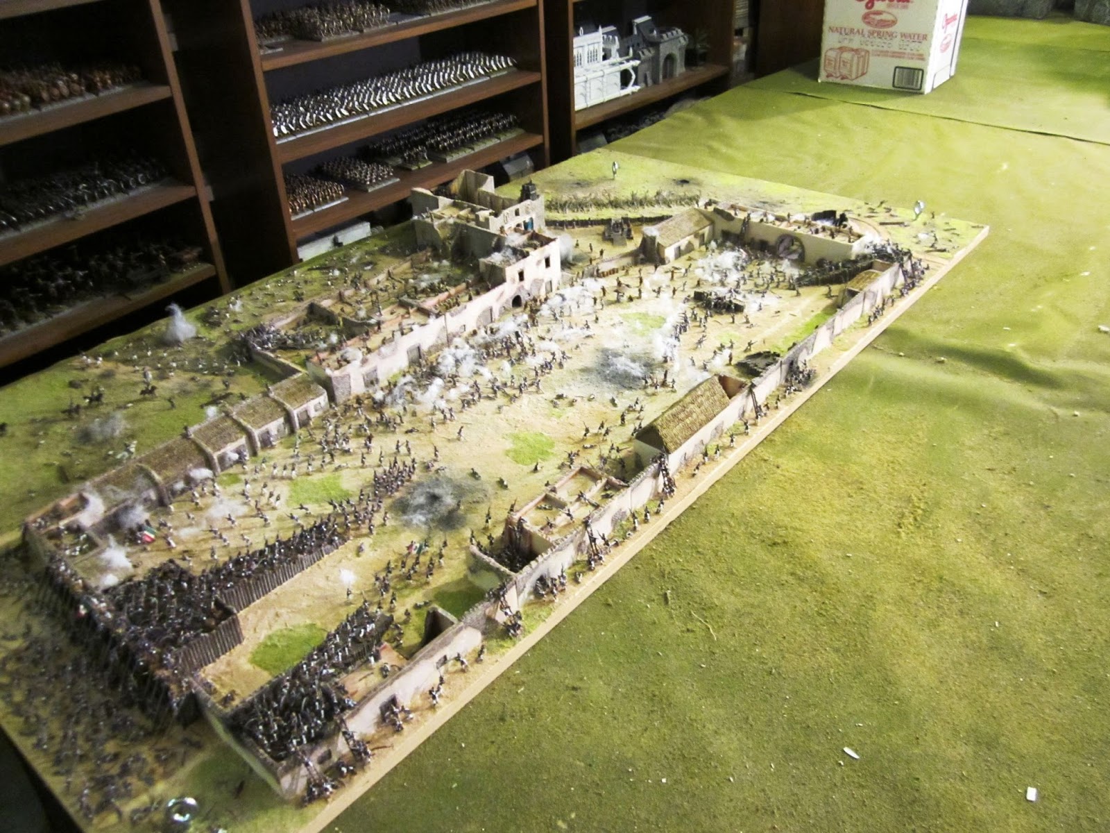 Tides of War: Paint Bench: 15mm Battle of the Alamo Diorama Revisted