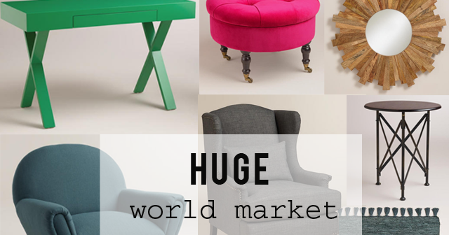 Furniture Steals: HUGE world market sale! [almost everything is on sale]