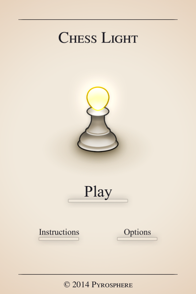 Nontrivial Games: Review: Chess Light for iPhone and iPad