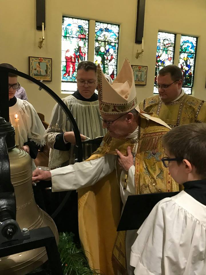New Liturgical Movement: Traditional Baptism of a Bell Celebrated in Omaha