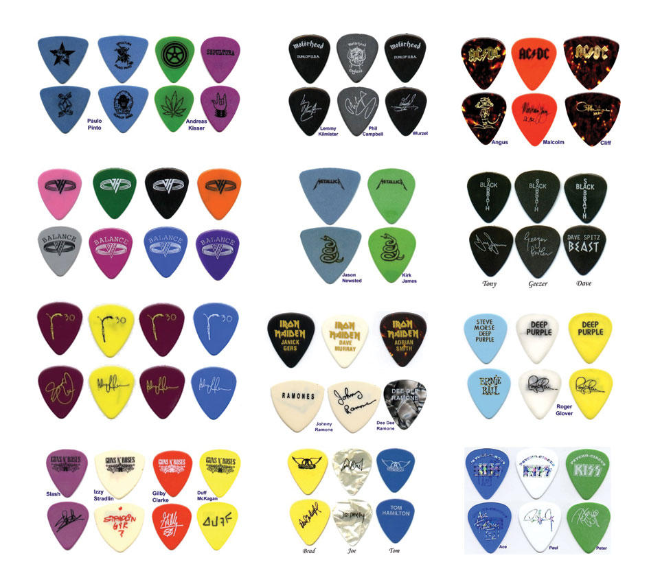 Music e Outros ^.^: Palhetas de varios tipos