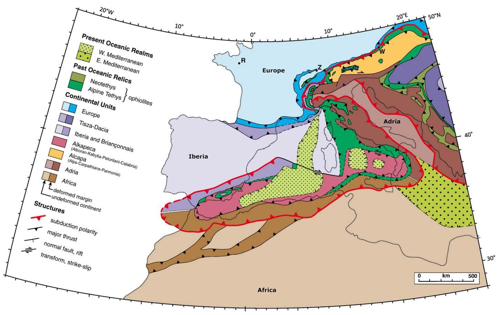 Paleogeography of the Alps