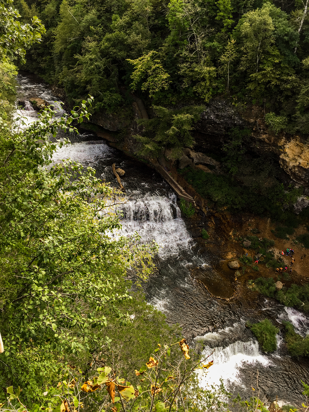 Hiking to Willow River Falls in Hudson WI
