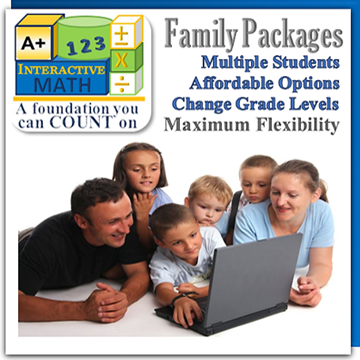 Homeschool Happenings: A+ Interactive Math ~ Family Math Package