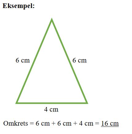 Matematikkens Verden: Omkrets av trekanter, firkanter og sirkel