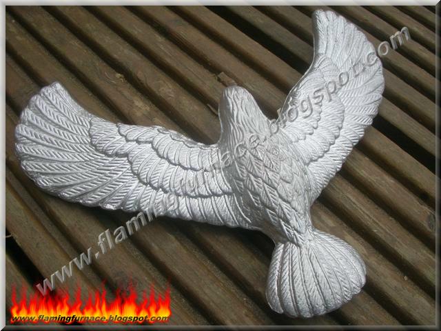 Aluminum eagle sand casting ~ Metal casting projects