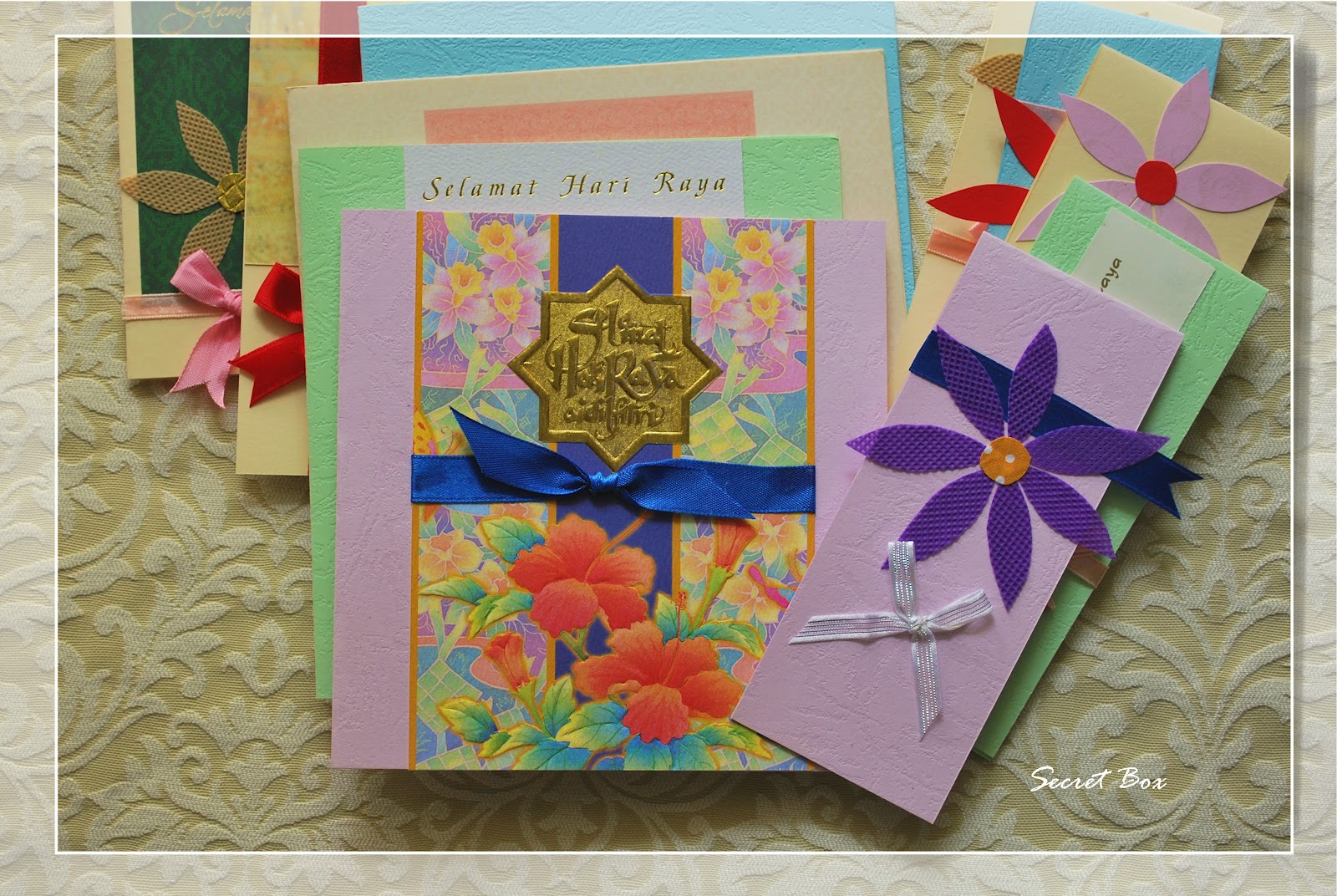 a place, a moment, a people and me: Lil recycle kad raya. ;)