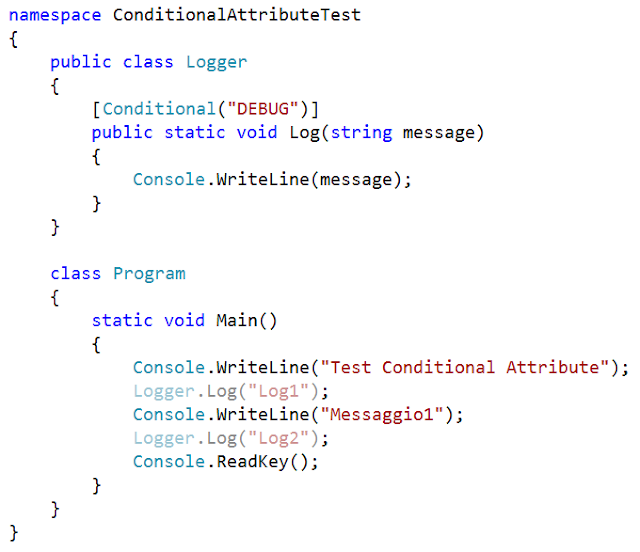 Andrea Angella, Software is my passion.: Conditional Attribute in C#