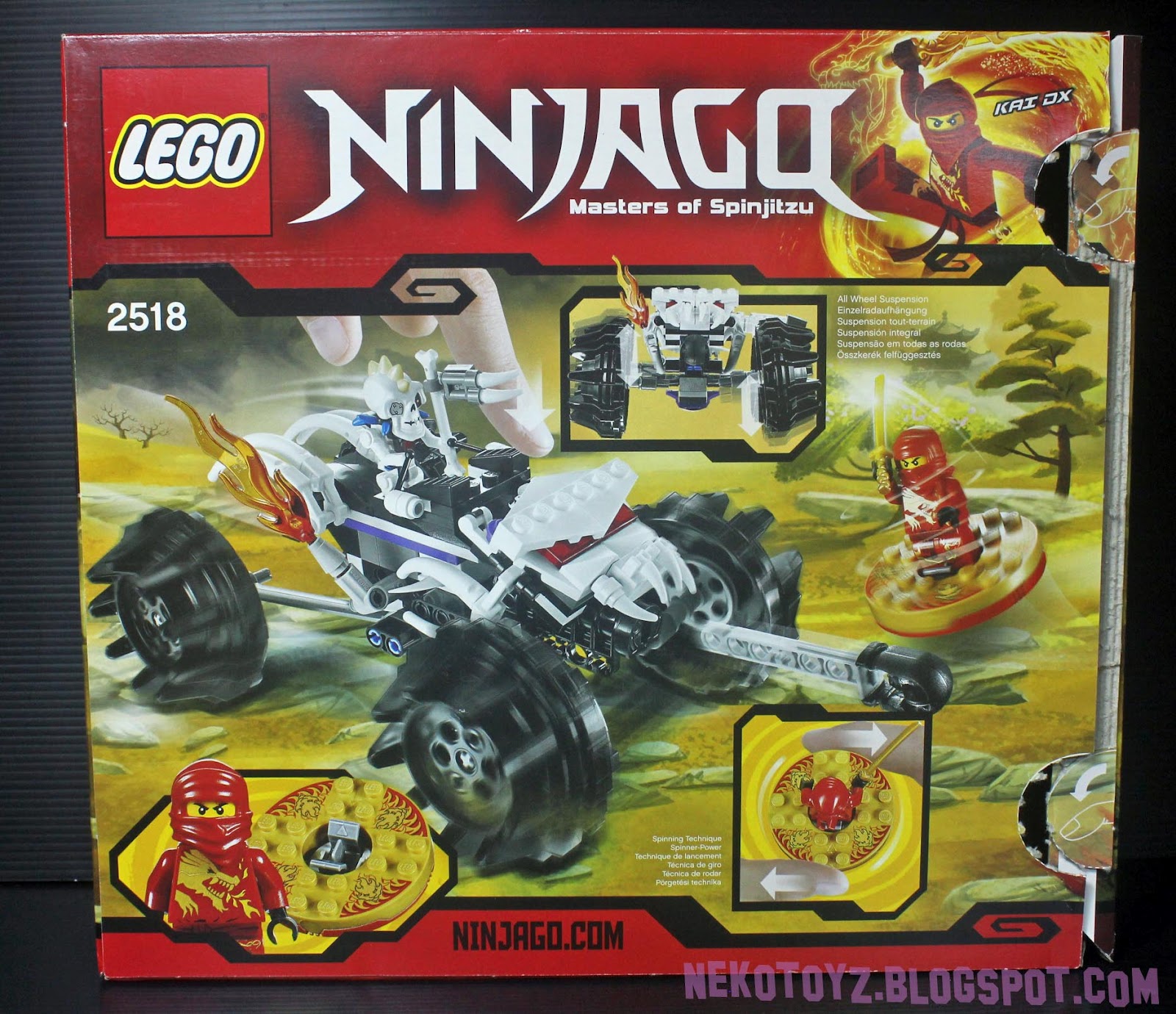 Neko Toyz: LEGO 2518 Ninjago Masters Of Spinjitsu: Nuckal's ATV Review