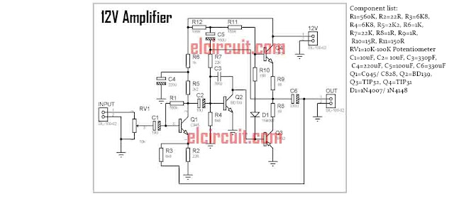 * Eletrônica Átomo: Circuito amplificador com TIP31 e 32 e pcb.