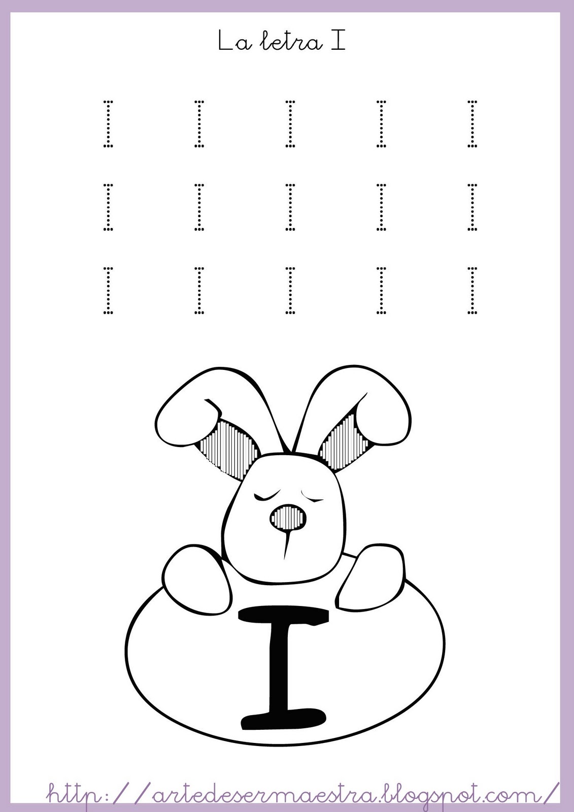Ficha letra I