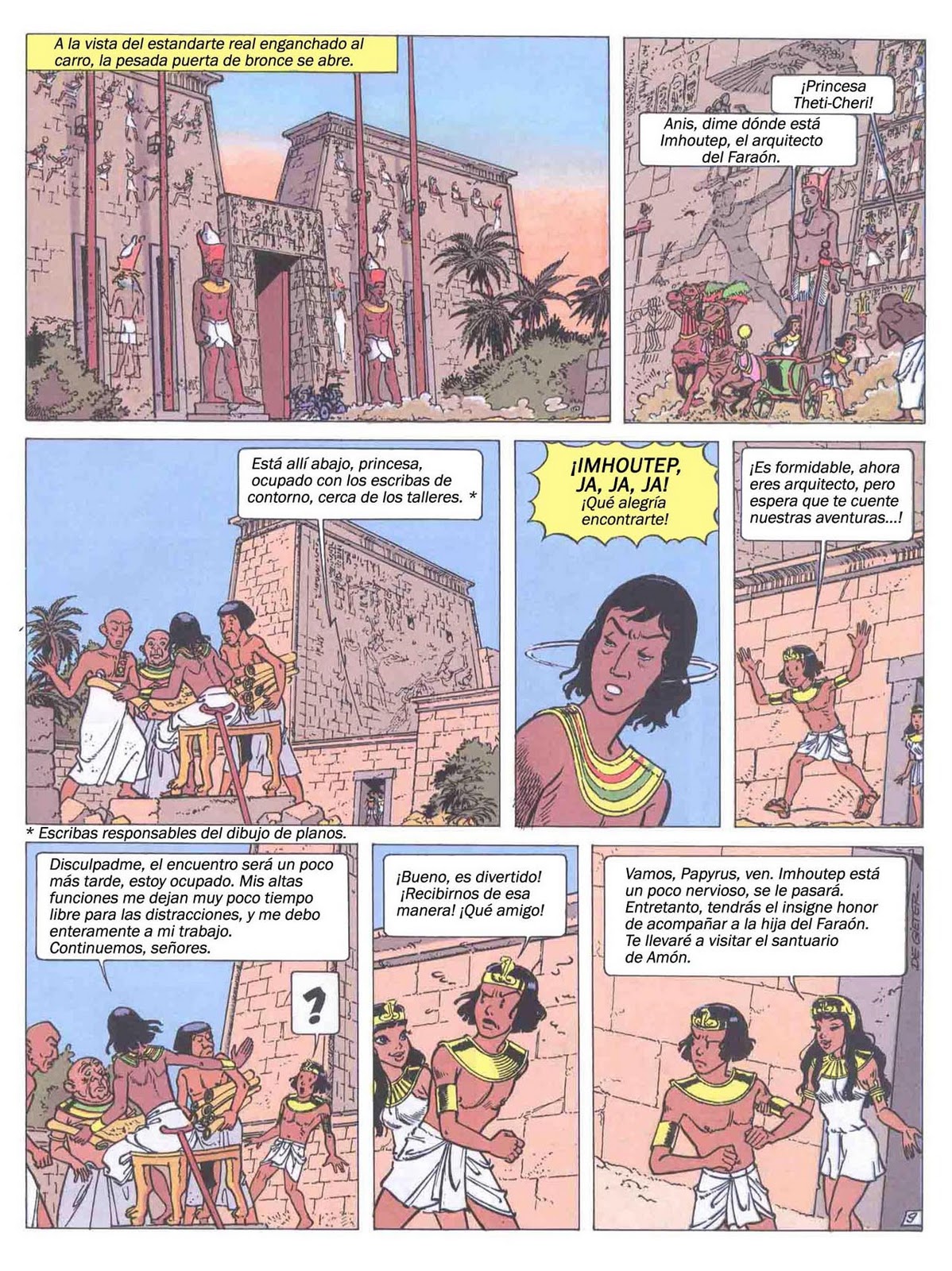 Profesor de Historia, Geografía y Arte: Egipto antiguo en cómic