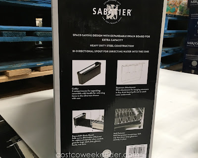 Sabatier Stainless Steel Expandable Dish Rack | Costco Weekender