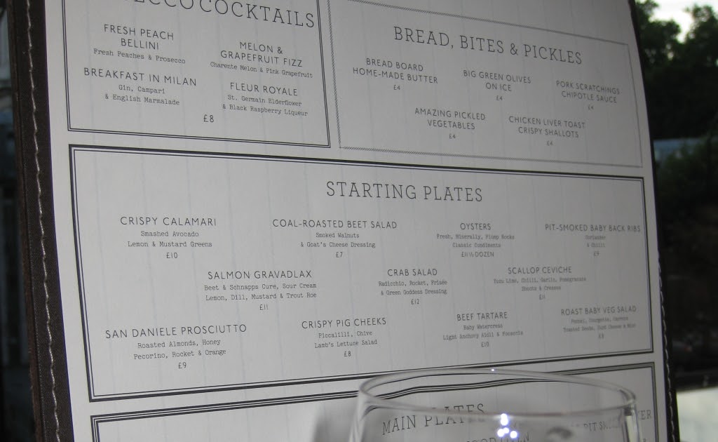 Blog Pepato.eu: Barbecoa – večeře v londýnské restauraci Jamieho Olivera