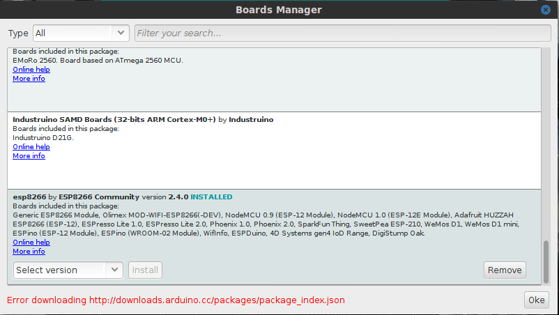 Cara menggunakan Modul ESP8266 di Arduino IDE Cara menggunakan Modul ESP8266 di Arduino IDE