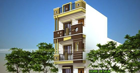 Small plot house exterior - Kerala Home Design and Floor Plans - 9K ...