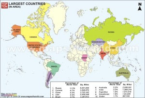 Bvs Akhil: Top 10 Largest Countries By Area
