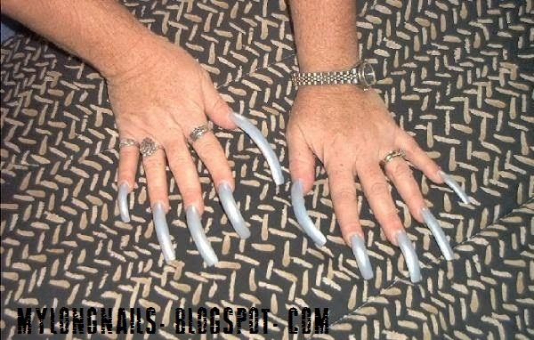 Long Nails: Cheri Henry's natural extra long nails - 1