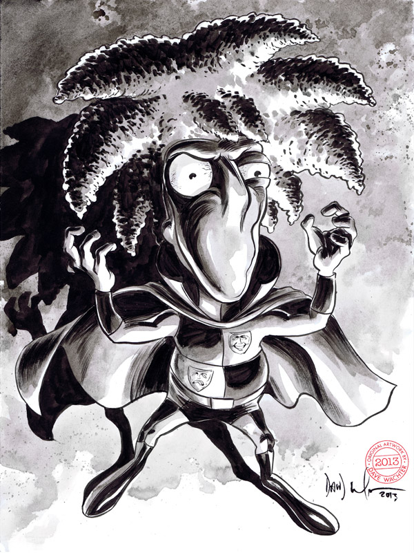 DaveDrawsComics: The Blog!: Sideshow Bob as Psycho Pirate