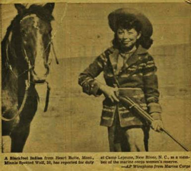 First Native American Woman in the US Marines remembered - Feather Eyes