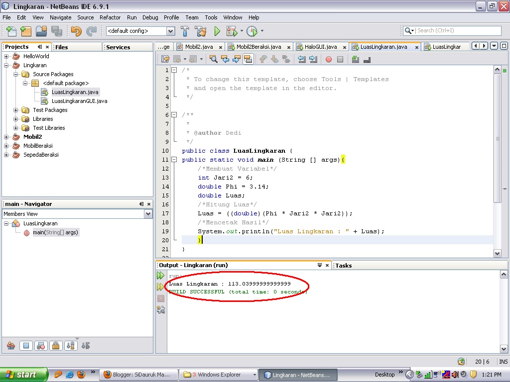 Blog Anak Huebat Untuk Orang Yang Huebat: Menghitung Luas Lingkaran ...