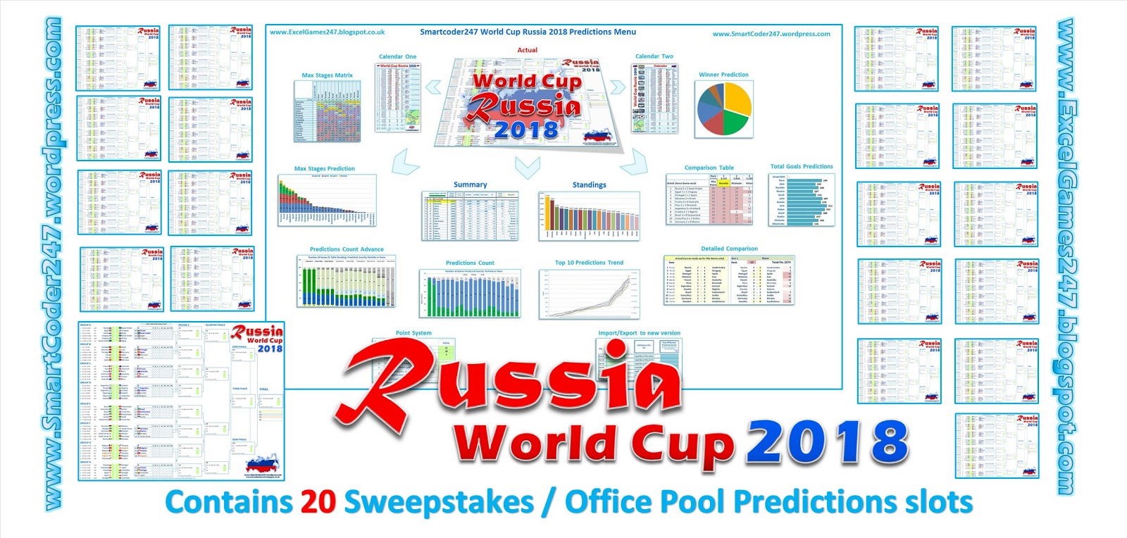 World Cup 2014 Excel Prediction Templates Spreadsheet1