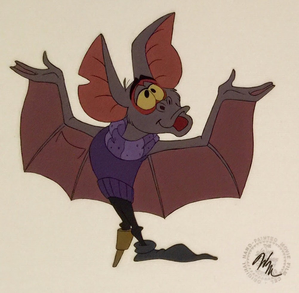 Animation Collection: Fidget the bat original production cel from "The ...