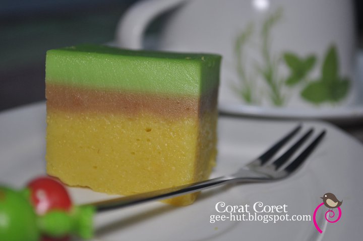 GeeHut: Kuih talam suji...resipi si Mahir