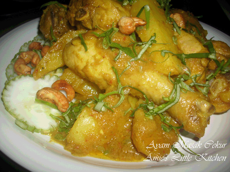 Ayam Masak Cekur - Amie's Little Kitchen