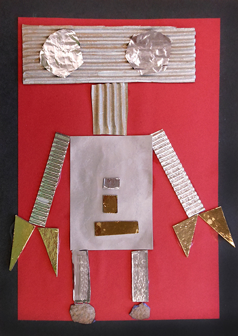 Earl Warren Arts: Third Grade: Recyled Robots