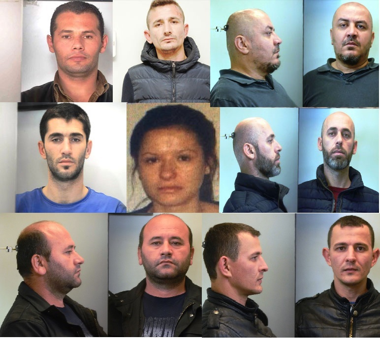 Greece police publishes photos of the Albanian gang of robbers