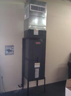 FRIGID AIR BLOG: INSTALLING TAM4 AIR HANDLER AND XR13 CONDENSER TO ...